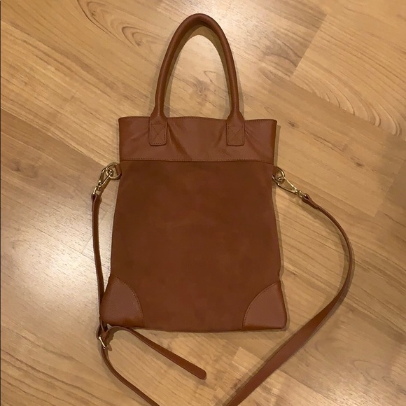 Erica Anenberg | Bags | Suedeleather Crossbody Handbag | Poshmark